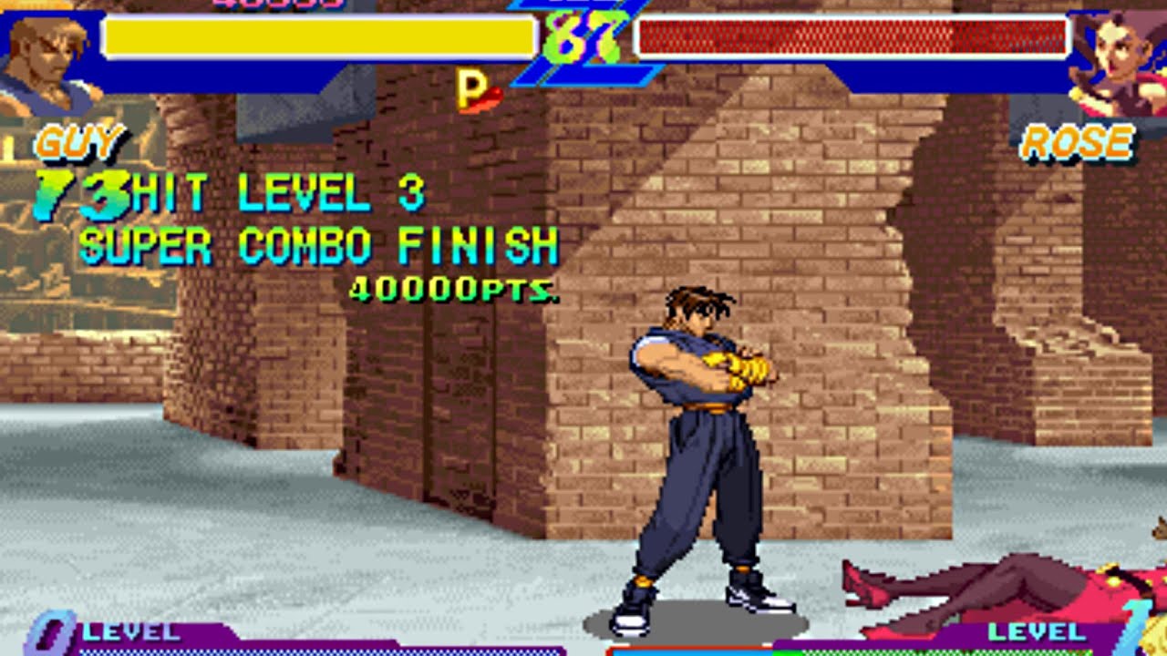 [TAS] STREET FIGHTER ZERO - ストリートファイター ゼロ - (GUY BUSHINRYU - LEVEL 8 ...